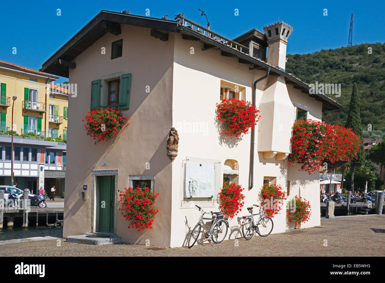 Old Customs House Torbole Lake Garda Italy Stock Photo - Alamy