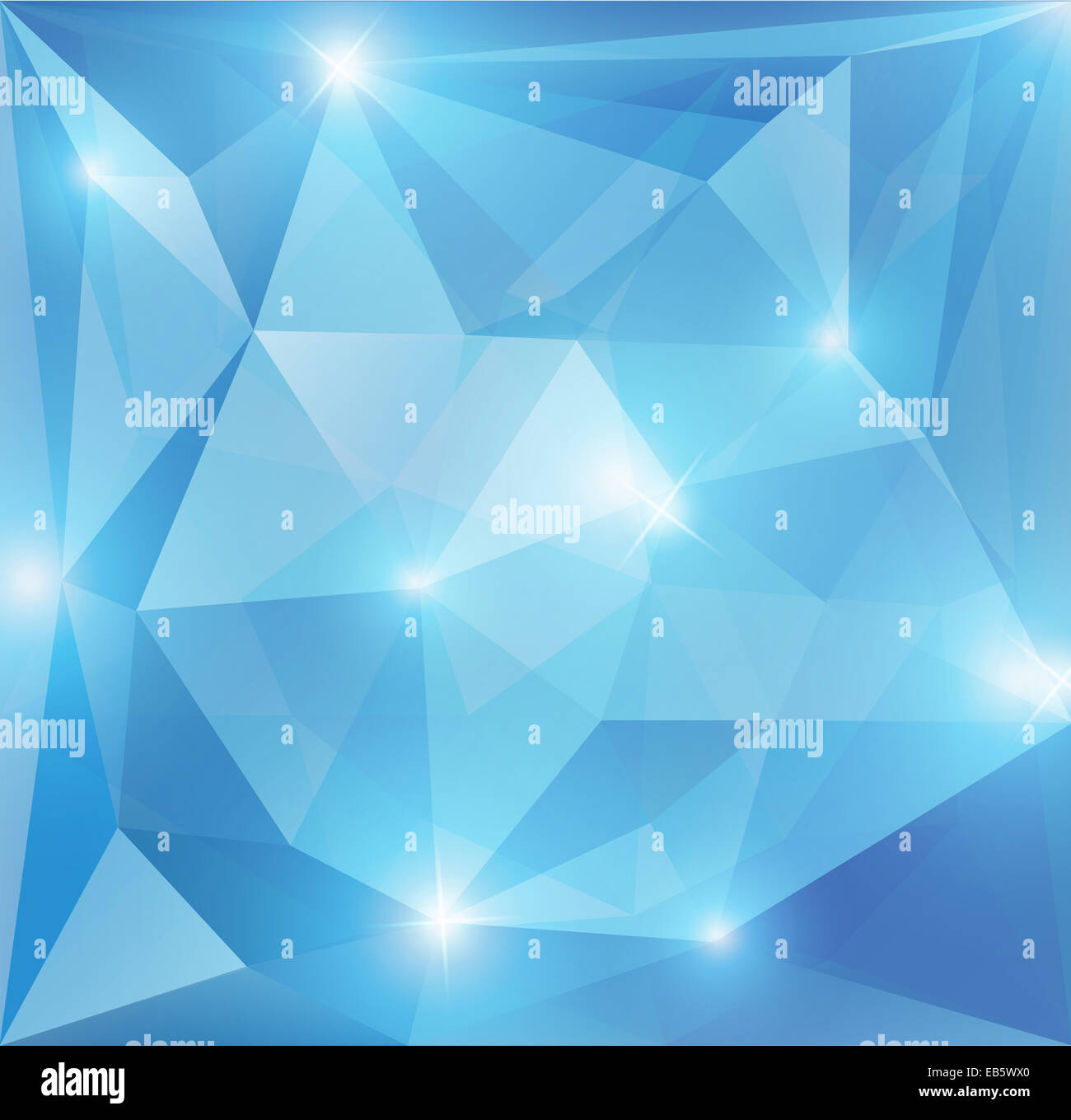 Blue abstract background with geometric shape Stock Photo - Alamy