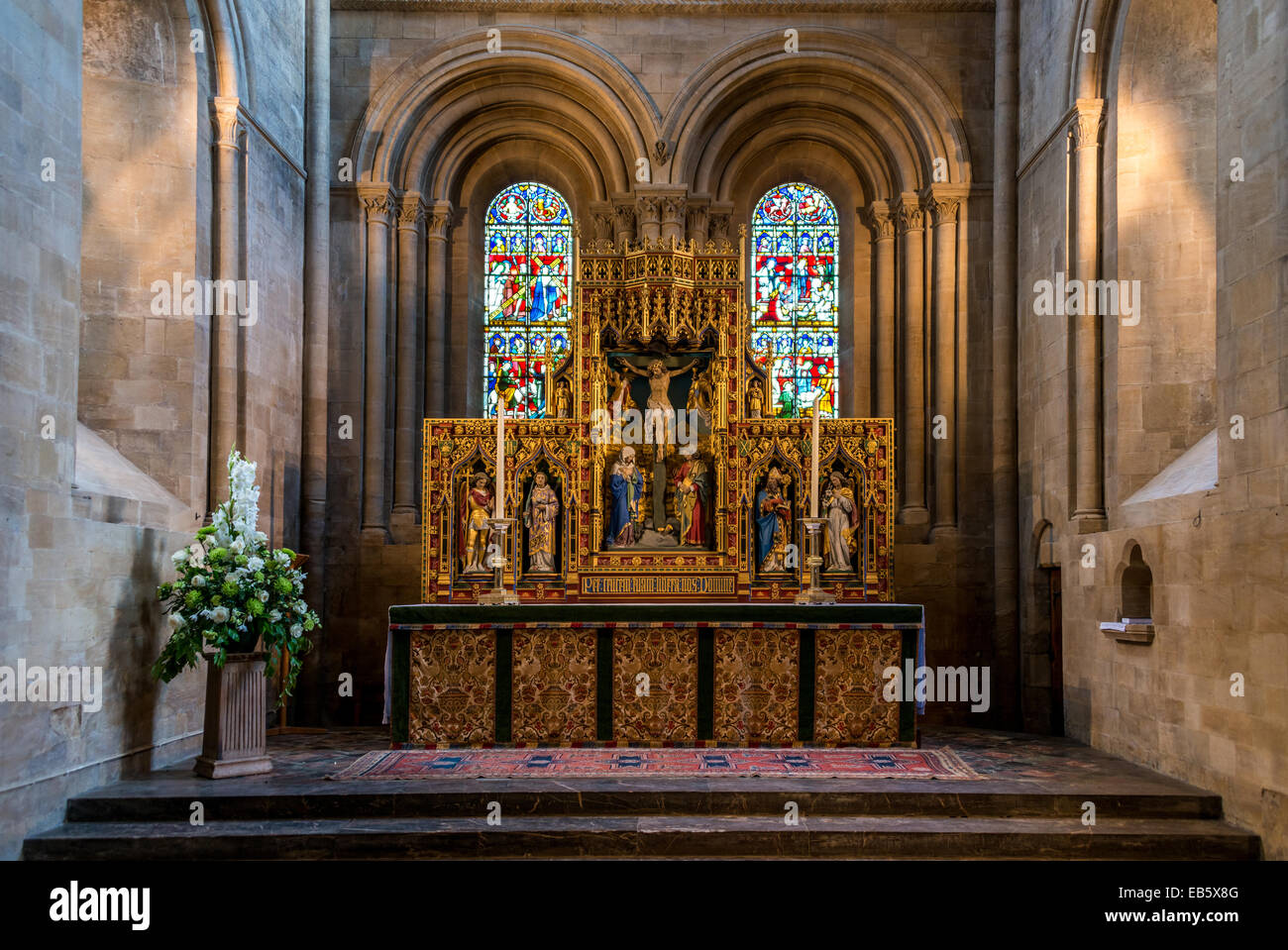 The altar in Christ Church College cathedral Stock Photo - Alamy