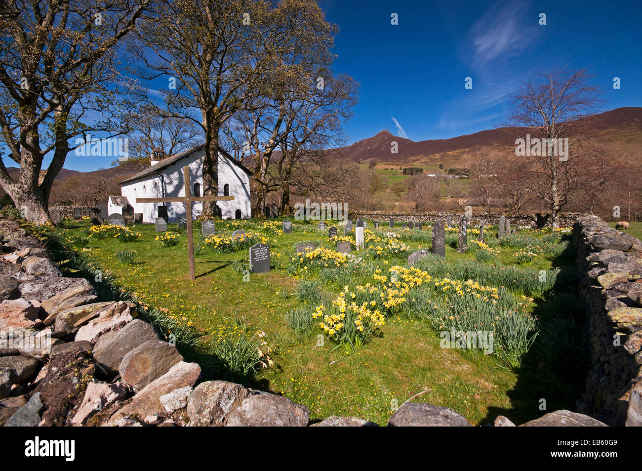 The Newlands Church in the Newlands Valley of the Lake District ...