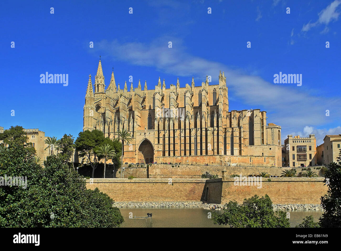 Kathedrale La Seu, Palma de Mallorca, Spanien Stock Photo - Alamy