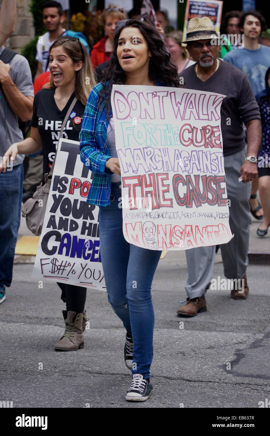 Protesters demonstrate against foods containing Genetically Modified ...
