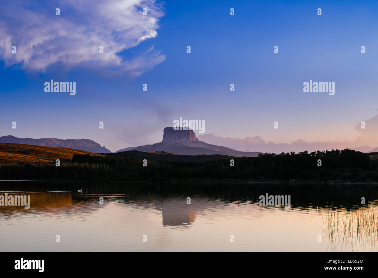 Scenic views old chief mountain hi-res stock photography and images - Alamy