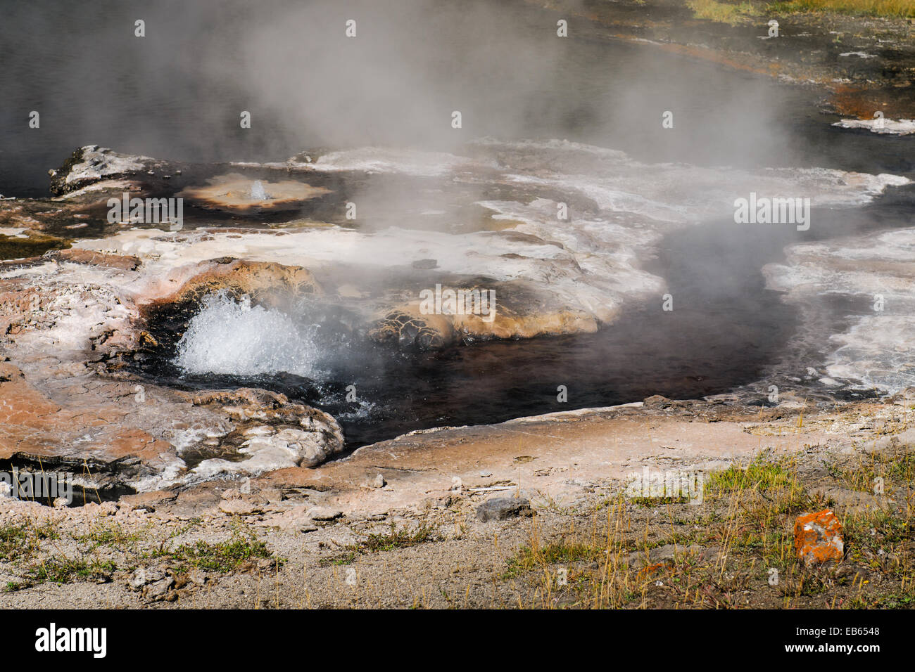 Scenic Landscapes of Geothermal activity of Yellowstone National Park ...