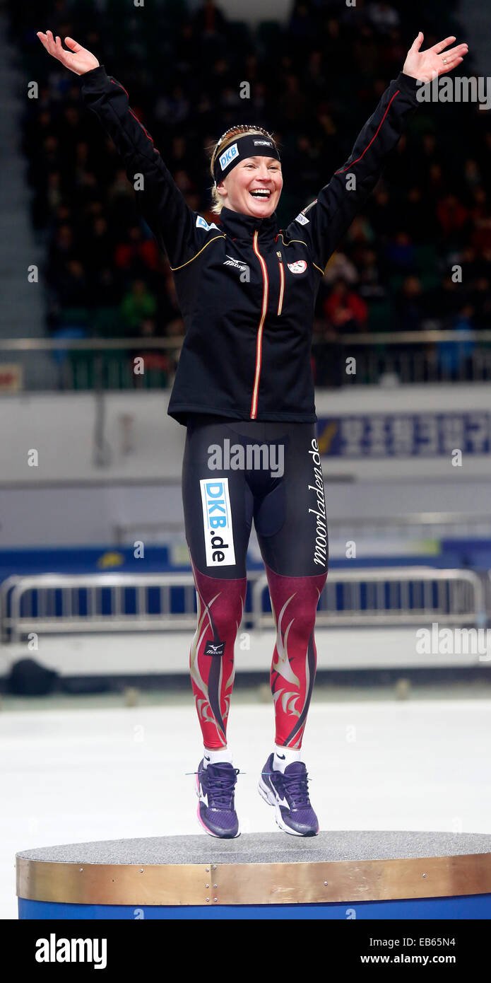 Seoul, South Korea. 21st Nov, 2014. Claudia Pechstein (GER) Speed ...