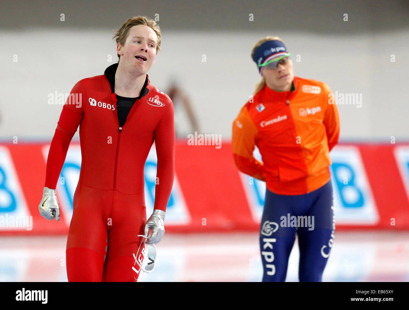Sverre Lunde Pedersen (NOR, L), NOVEMBER 21, 2014 - Speed Skating : Men ...