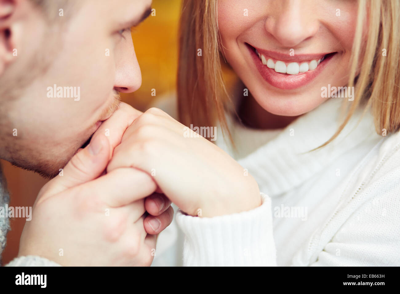 Kissing hand greeting hi-res stock photography and images - Alamy