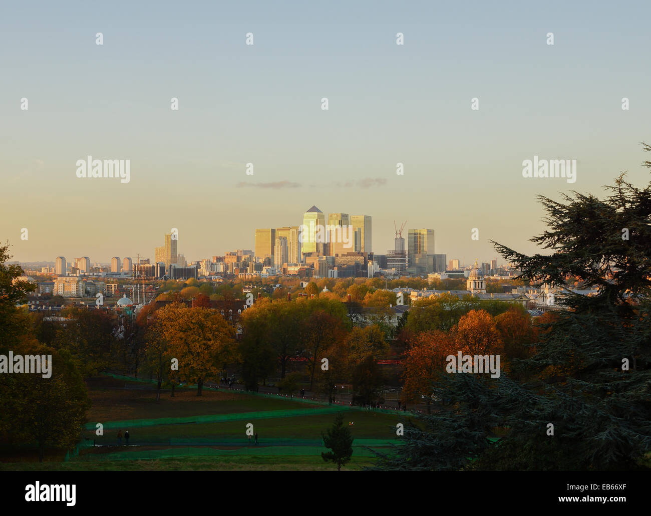 Greenwich park london sunset hi-res stock photography and images - Alamy