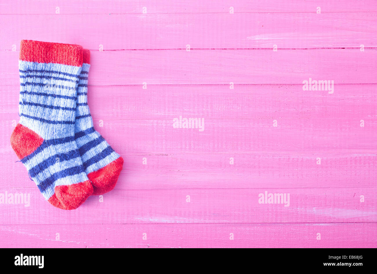 Baby shower pink socks hi-res stock photography and images - Alamy
