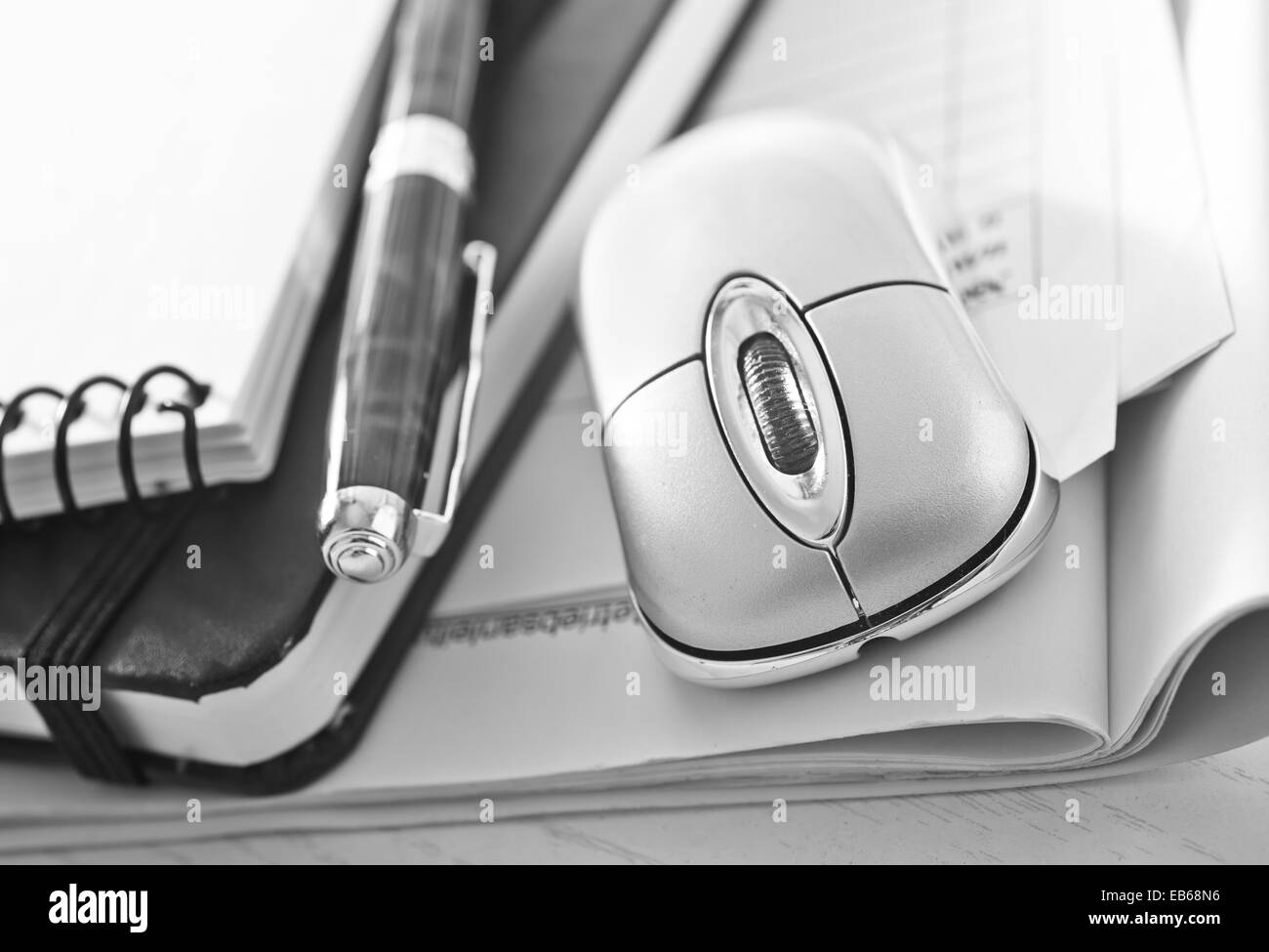 Computer stationery Black and White Stock Photos & Images - Alamy