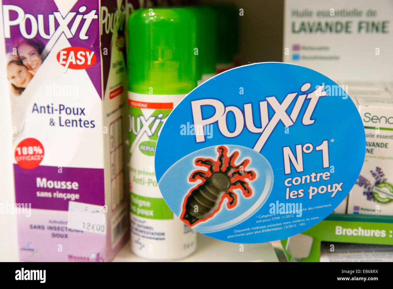 TREATMENT FOR LICE Stock Photo - Alamy