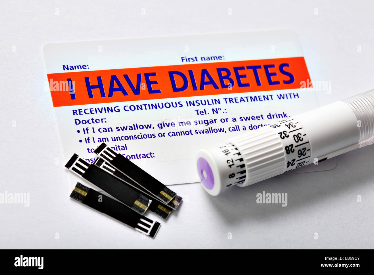 Diabetes card hi-res stock photography and images - Alamy