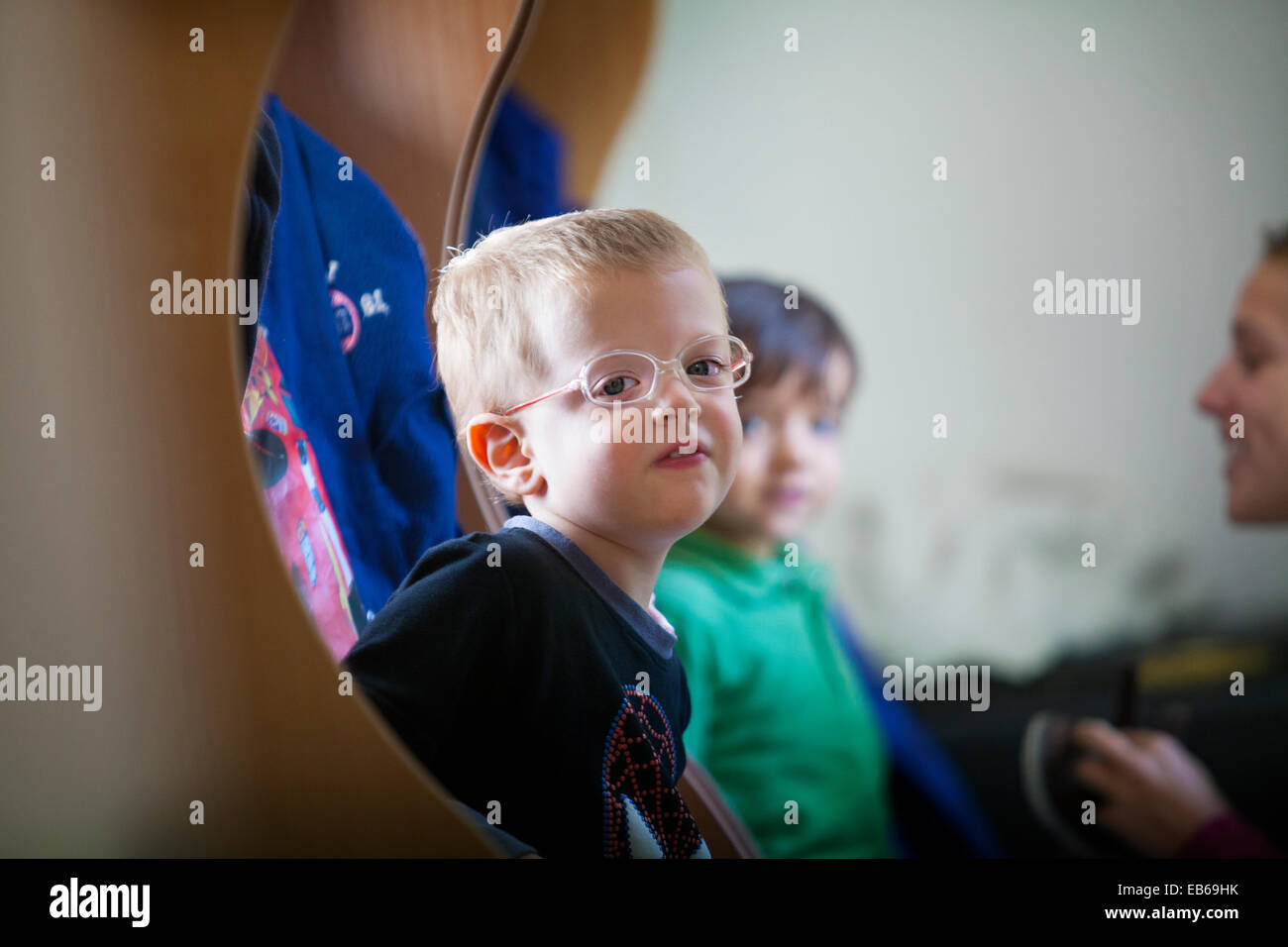 Teaching autistic child hi-res stock photography and images - Alamy