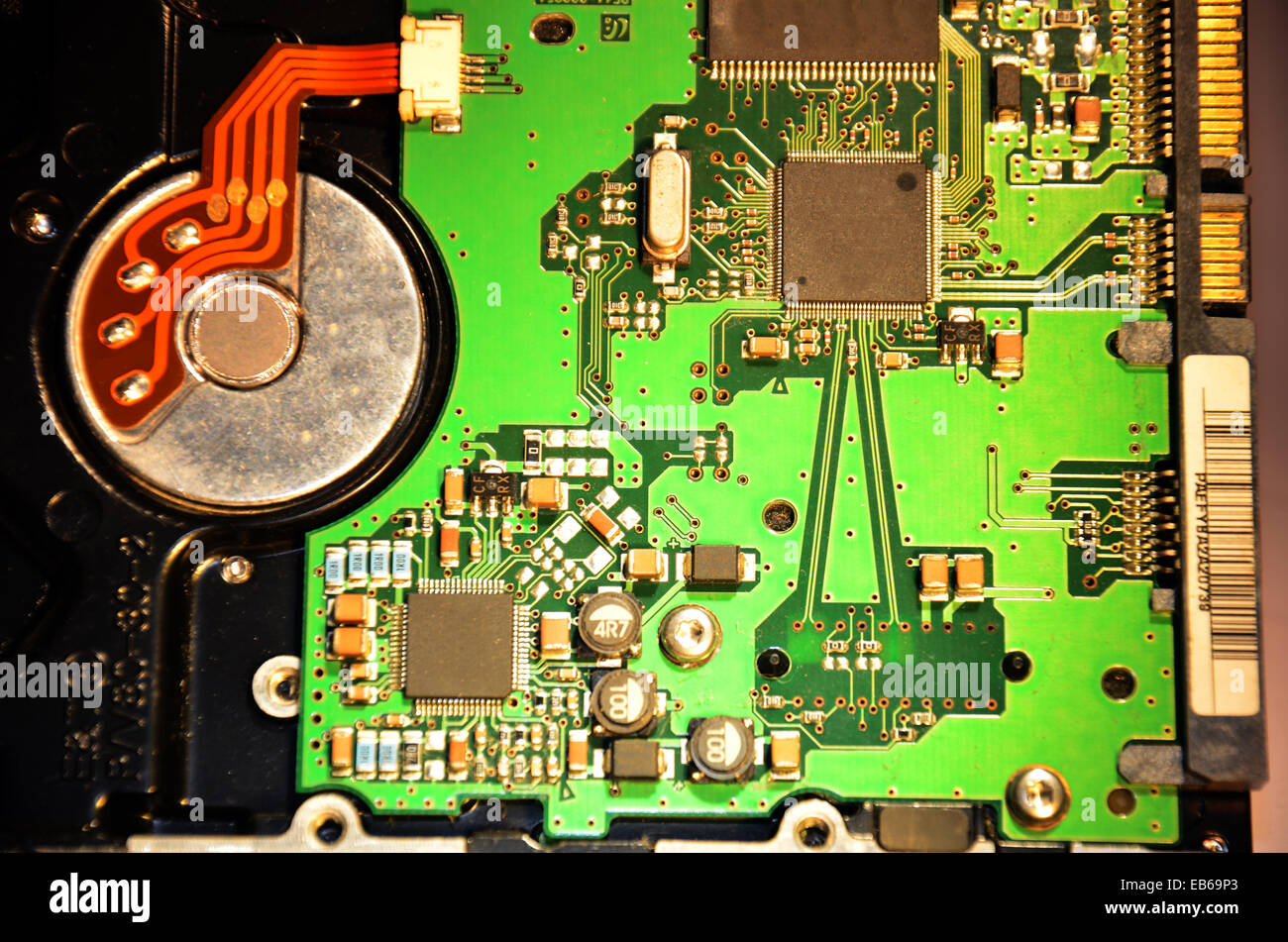 mainboard or main board of Hard drive Stock Photo - Alamy