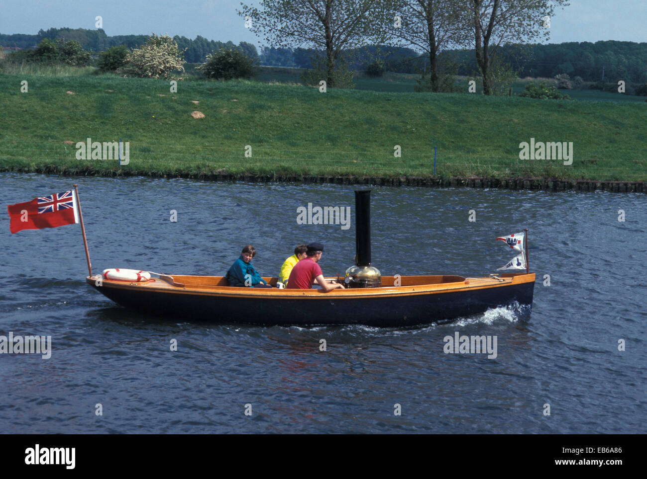 Steam boat river canal hi-res stock photography and images - Alamy