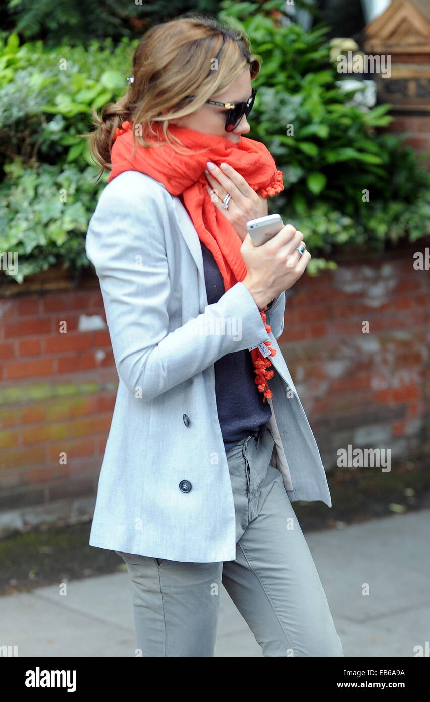 Abbey Clancy and Peter Crouch leave their home Featuring: Abbey Clancy ...