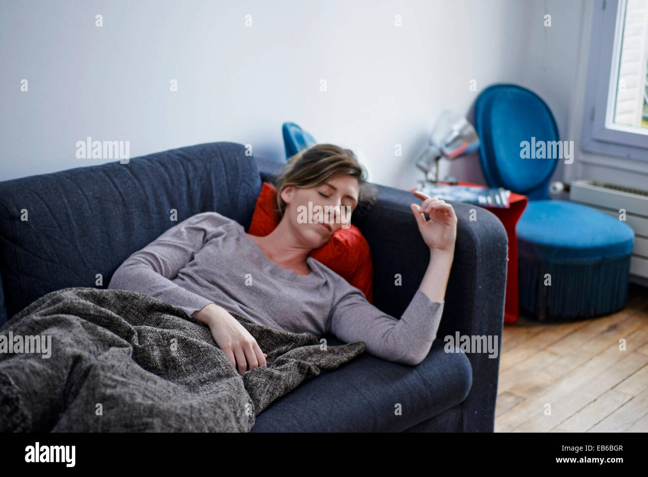 Woman sleeping bed 40 years old hi-res stock photography and images - Alamy