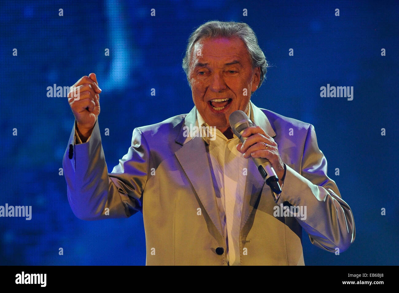 Famous Czech pop singer Karel Gott performs within a concert tour in ...