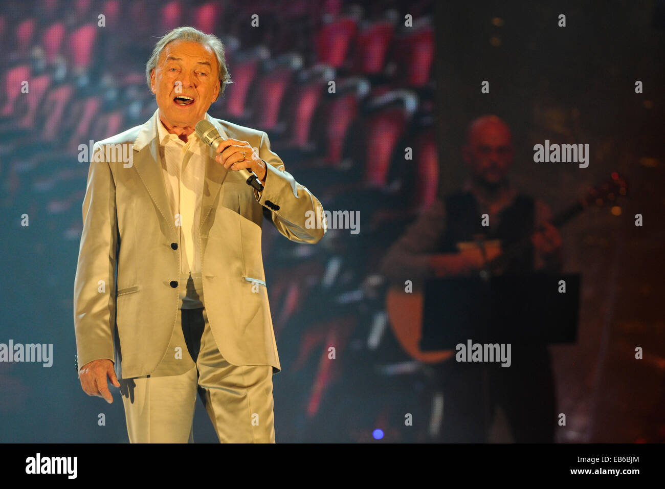 Famous Czech pop singer Karel Gott performs within a concert tour in ...