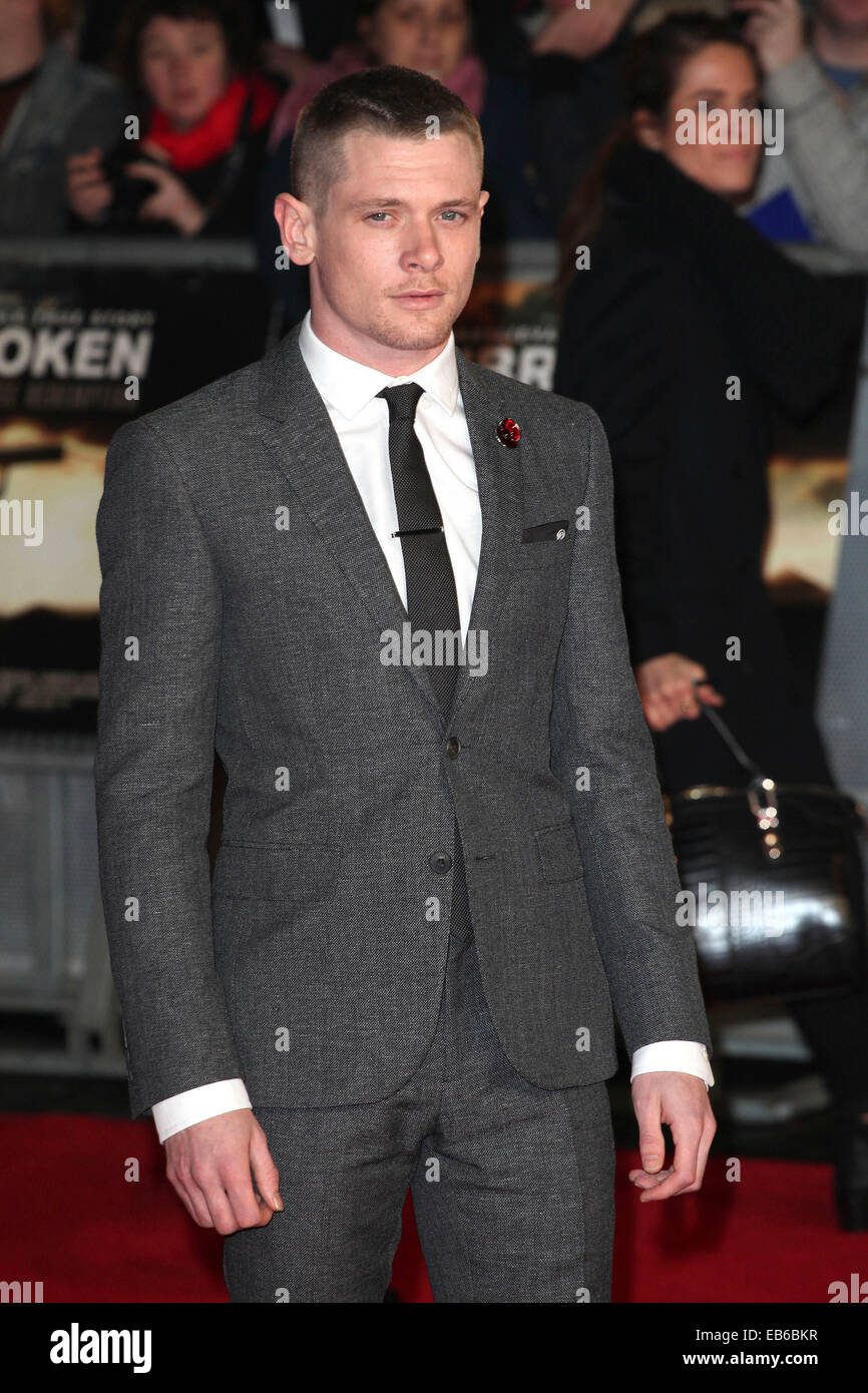 Jack O'Connell attends the UK Premiere of 'Unbroken' at Odeon Leicester ...