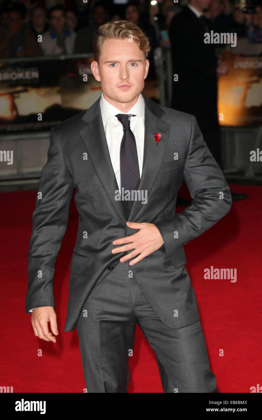 Ross Anderson attends the UK Premiere of 'Unbroken' at Odeon Leicester ...