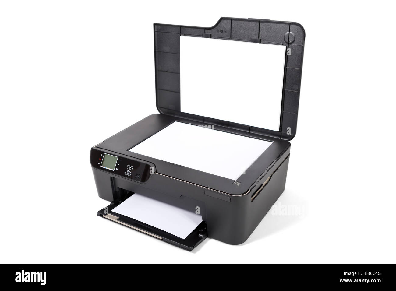 Printer, scanner, copier isolated on white background Stock Photo - Alamy