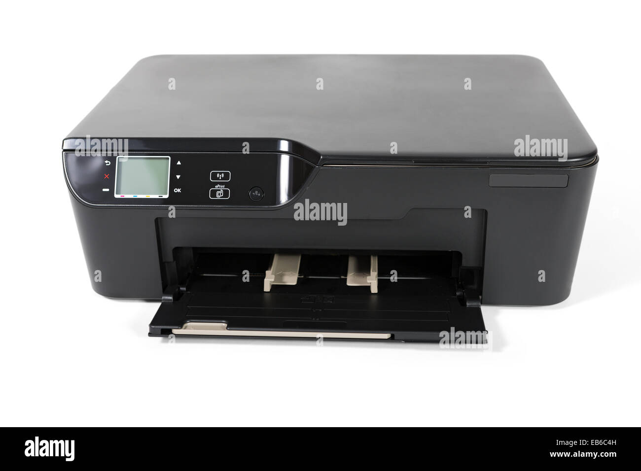 Printer, scanner, copier isolated on white background Stock Photo - Alamy