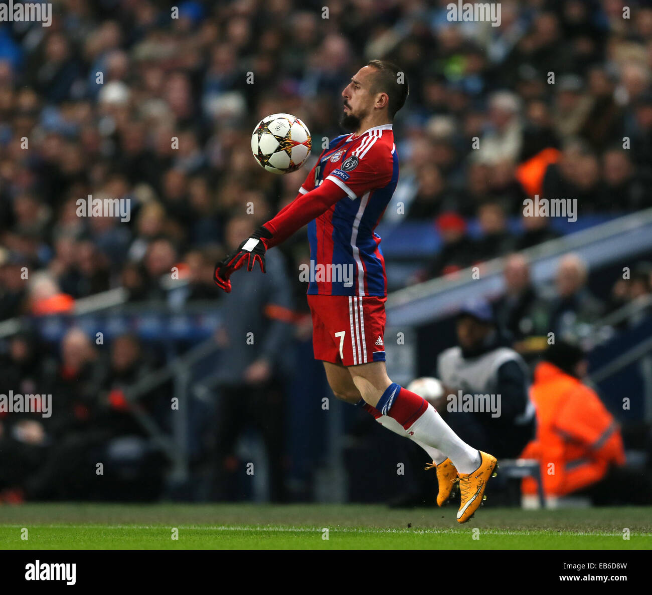 Nov. 25, 2014 - Manchester, United Kingdom - Franck Ribery of Bayern ...