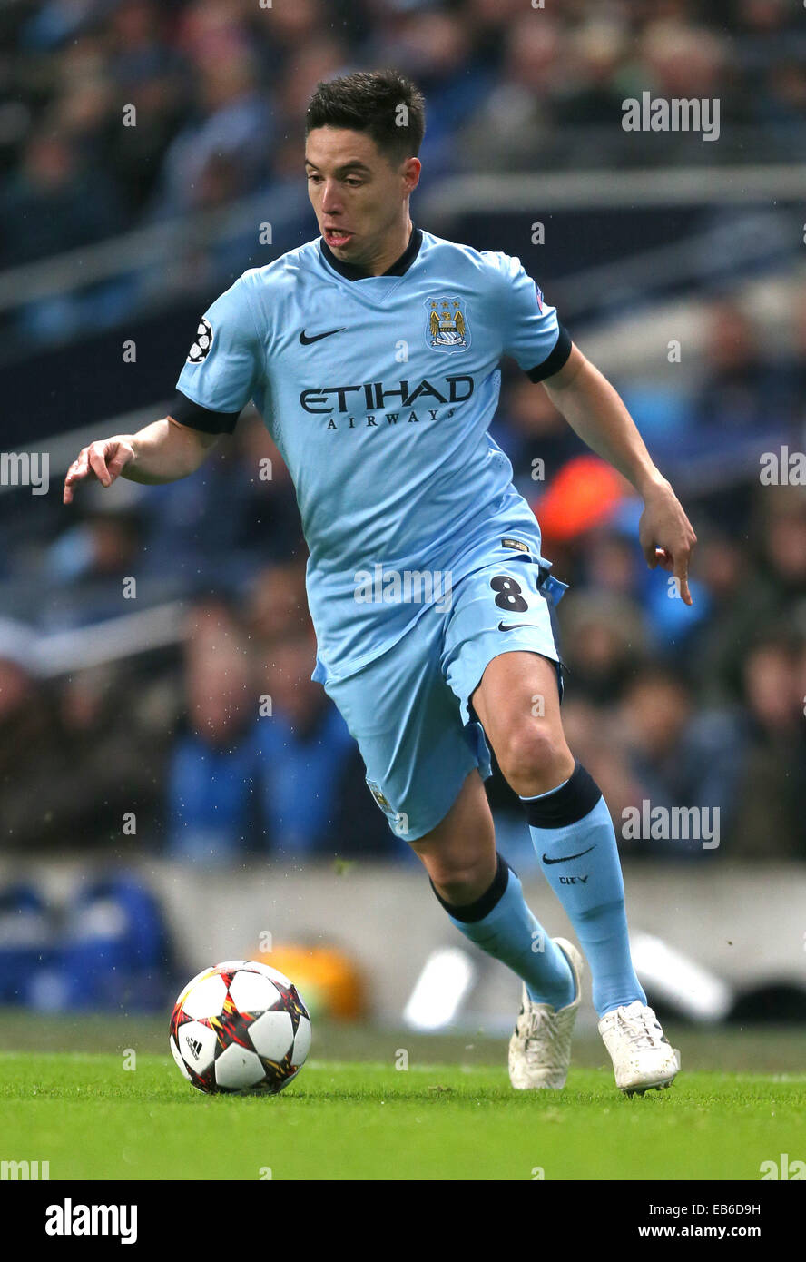 Nov. 25, 2014 - Manchester, United Kingdom - Samir Nasri of Manchester ...