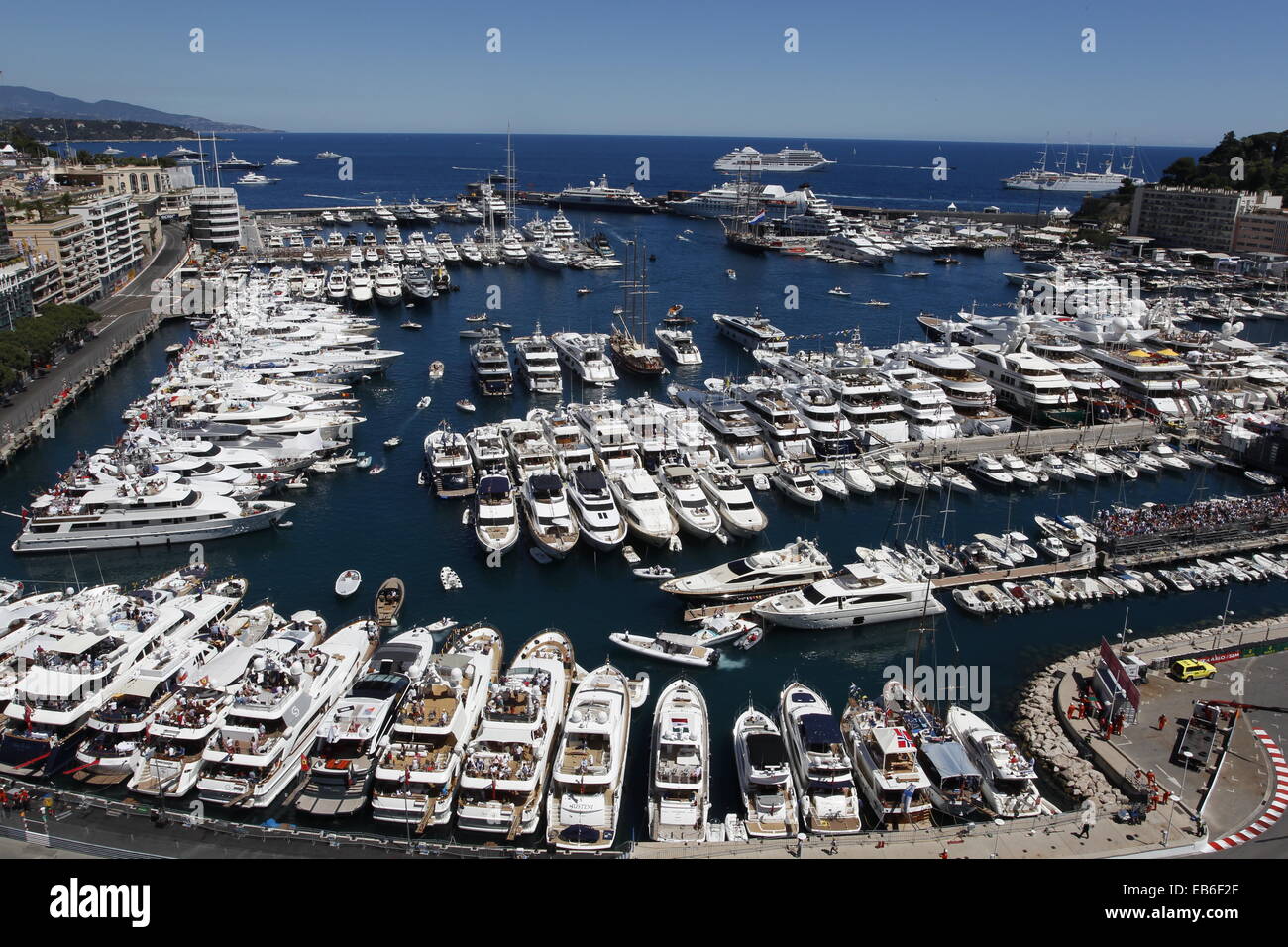 Monaco Formula One Grand Prix 2014 Featuring: MONACO city view - yachts ...