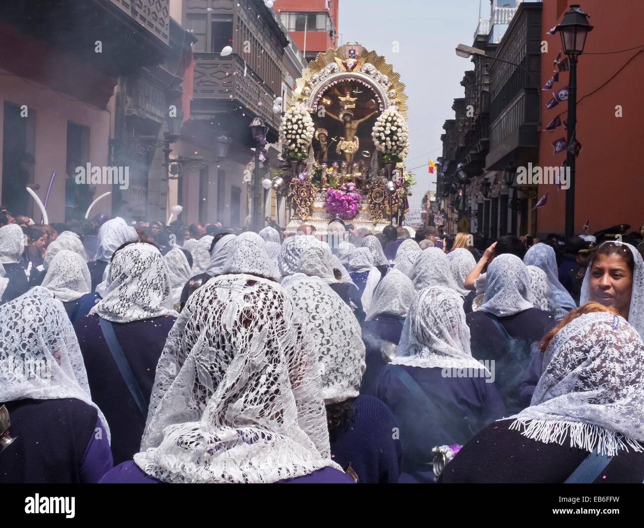 Lord of miracles lima peru hi-res stock photography and images - Alamy