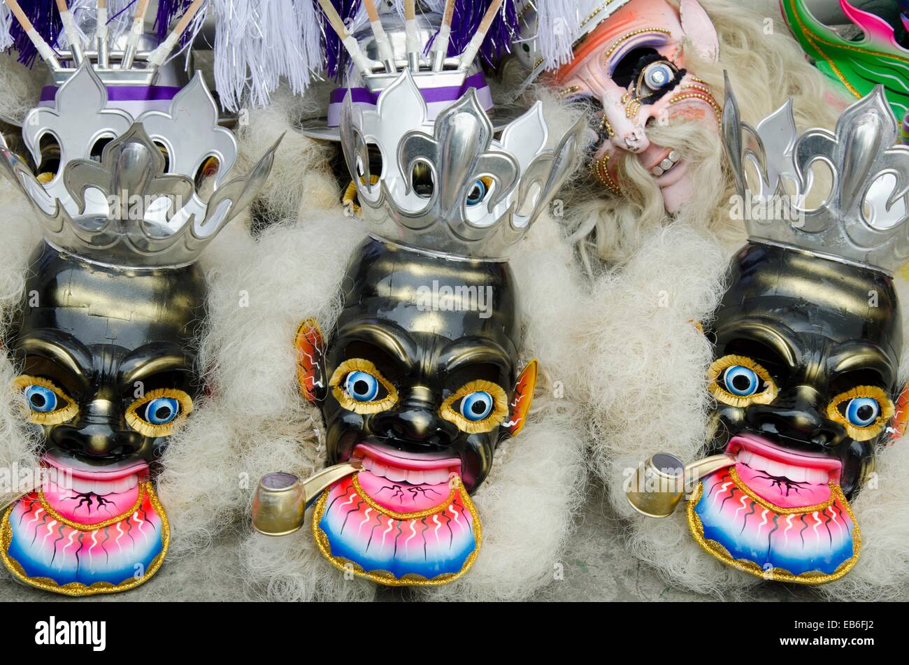 Traditional masks of Puno Peru Stock Photo - Alamy