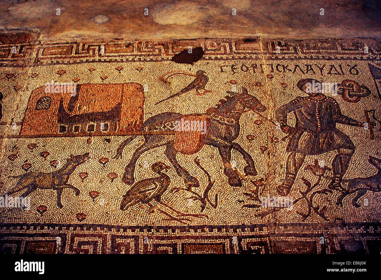 Byzantine mosaic pavement hi-res stock photography and images - Alamy