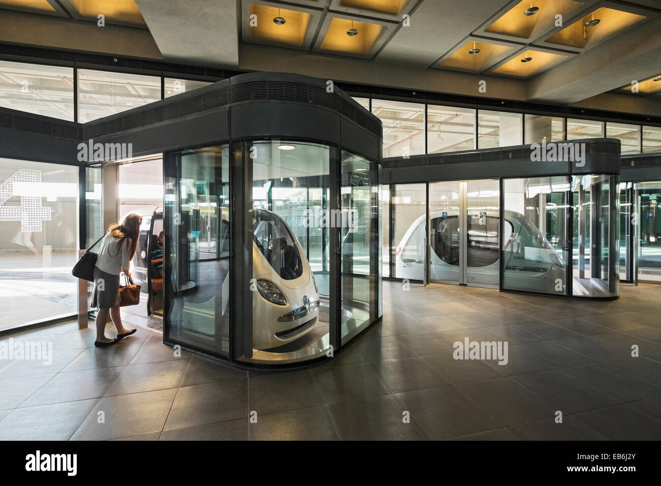 Personal Rapid Transport (PRT) cars at Institute of Science and ...