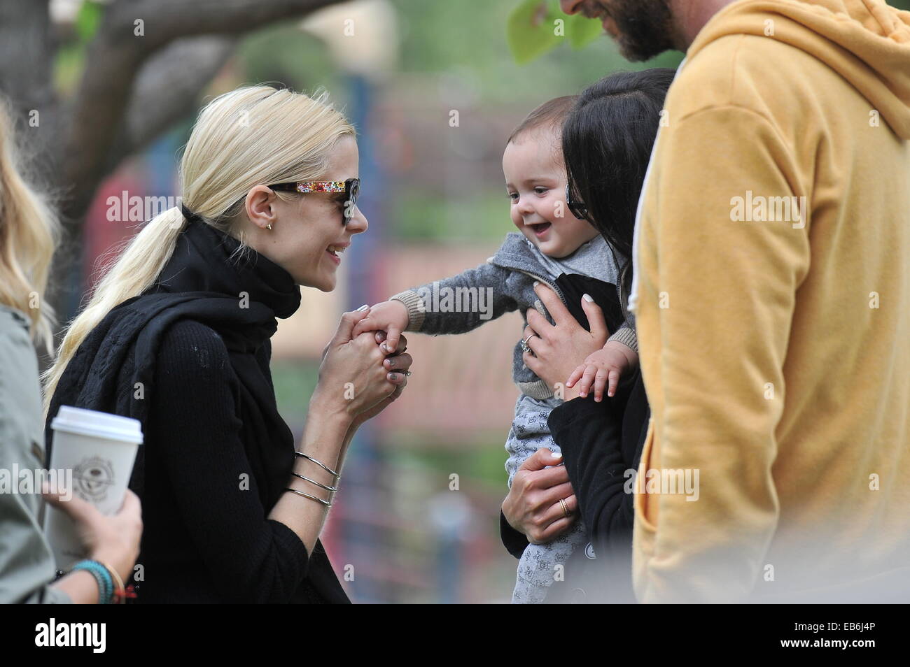 Jaime King and Jordana Brewster take their children to Coldwater Park ...