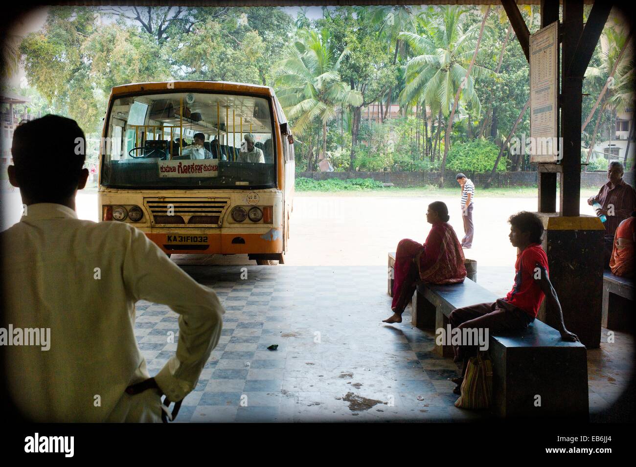 Bus goa india hi-res stock photography and images - Alamy