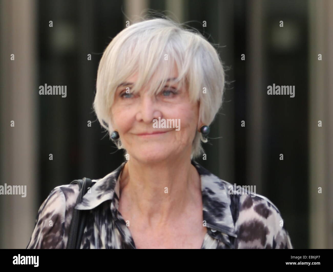 Sheila Hancock seen leaving BBC Broadcasting House after The Andrew ...