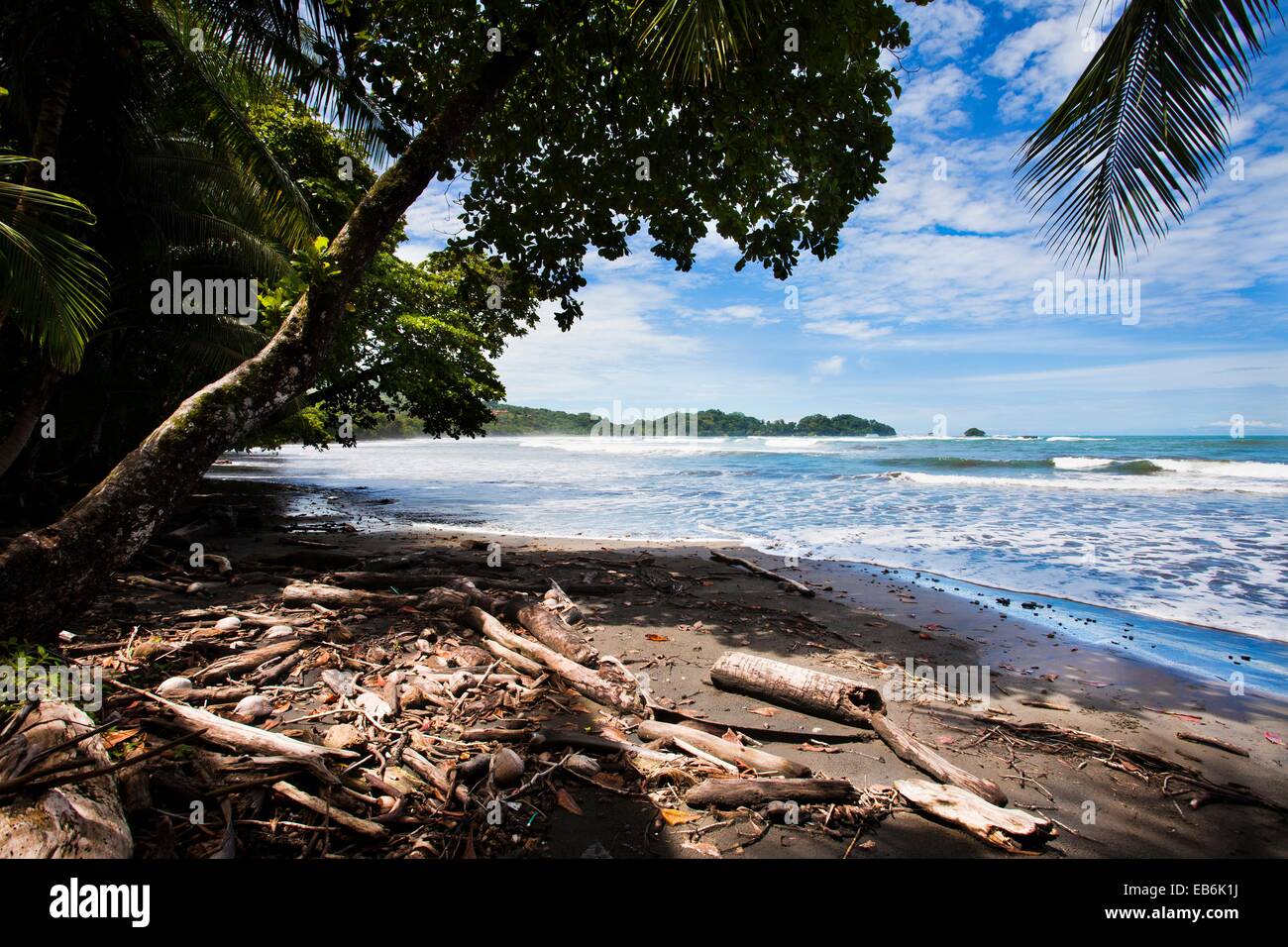 Playa Dominical, Marino Ballena national park, Pacific coast, Costa ...