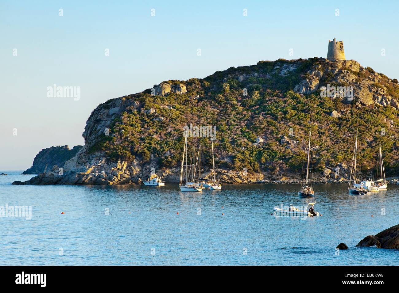 Simius Beach, Villasimius, Sardinia, Italy Stock Photo - Alamy