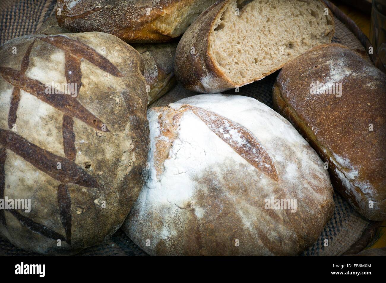 Artisan bread, London, England, UK Stock Photo - Alamy