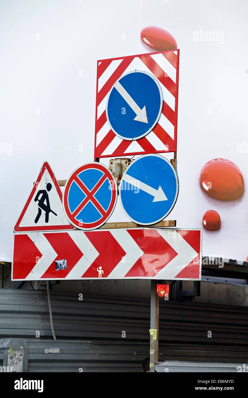 Traffic signal, Moscow, Russia Stock Photo - Alamy