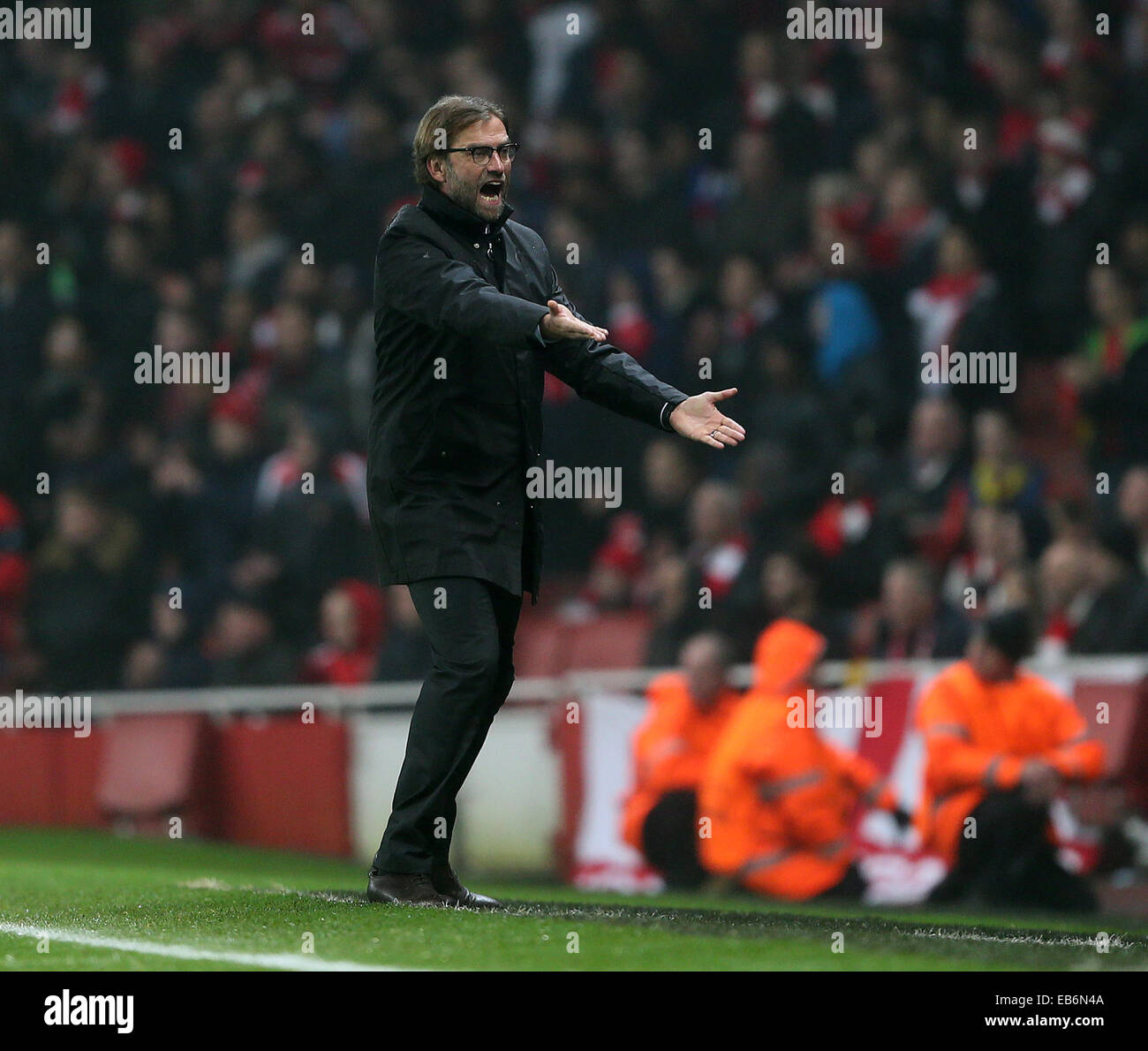 Nov. 26, 2014 - London, United Kingdom - Dortmund's Jurgen Klopp looks ...