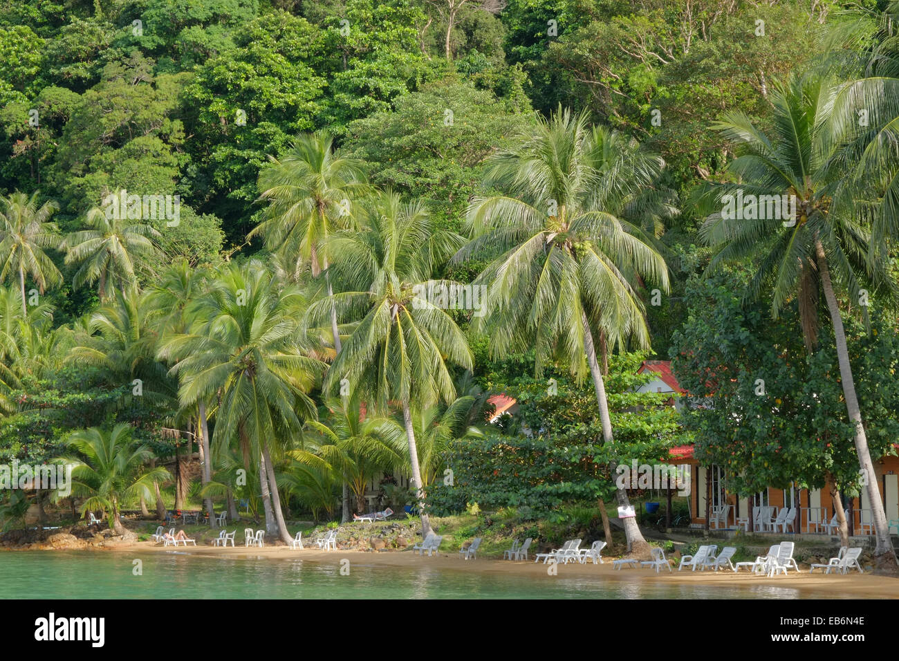 Koh Wai, Thailand . 27th Nov, 2014. Vacant seats at Pakarang Resort on ...