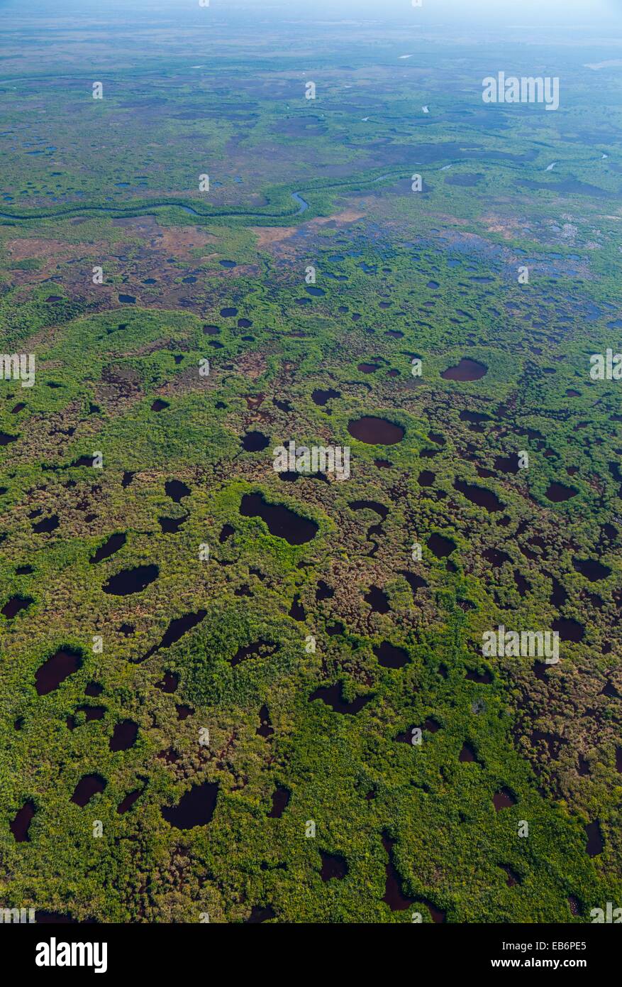 Aerial view, Everglades National Park, Florida, USA Stock Photo - Alamy