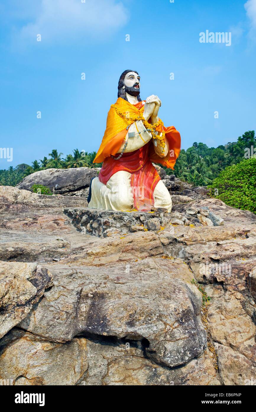 Jesus praying sculpture hi-res stock photography and images - Alamy