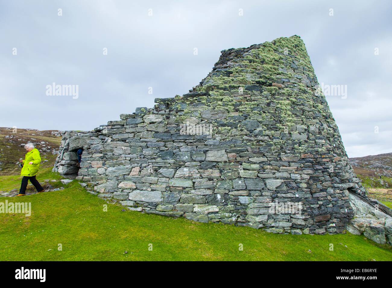 Dun Carloway broch monument, Isle of Lewis, Outer Hebrides, Scotland ...