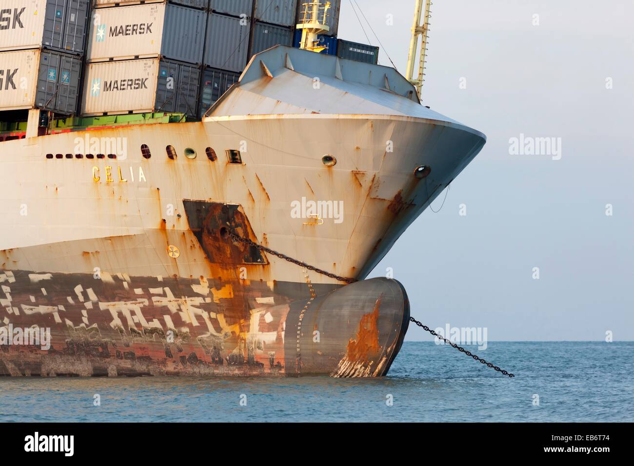 Containership accident hi-res stock photography and images - Alamy