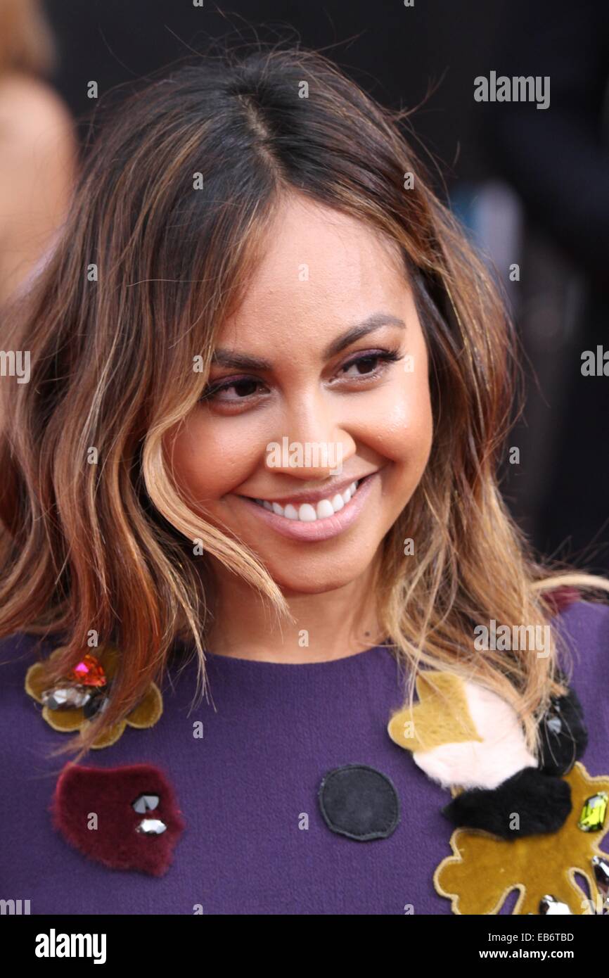 Sydney, Australia. 26 November 2014. Singer Jessica Mauboy arrives on ...