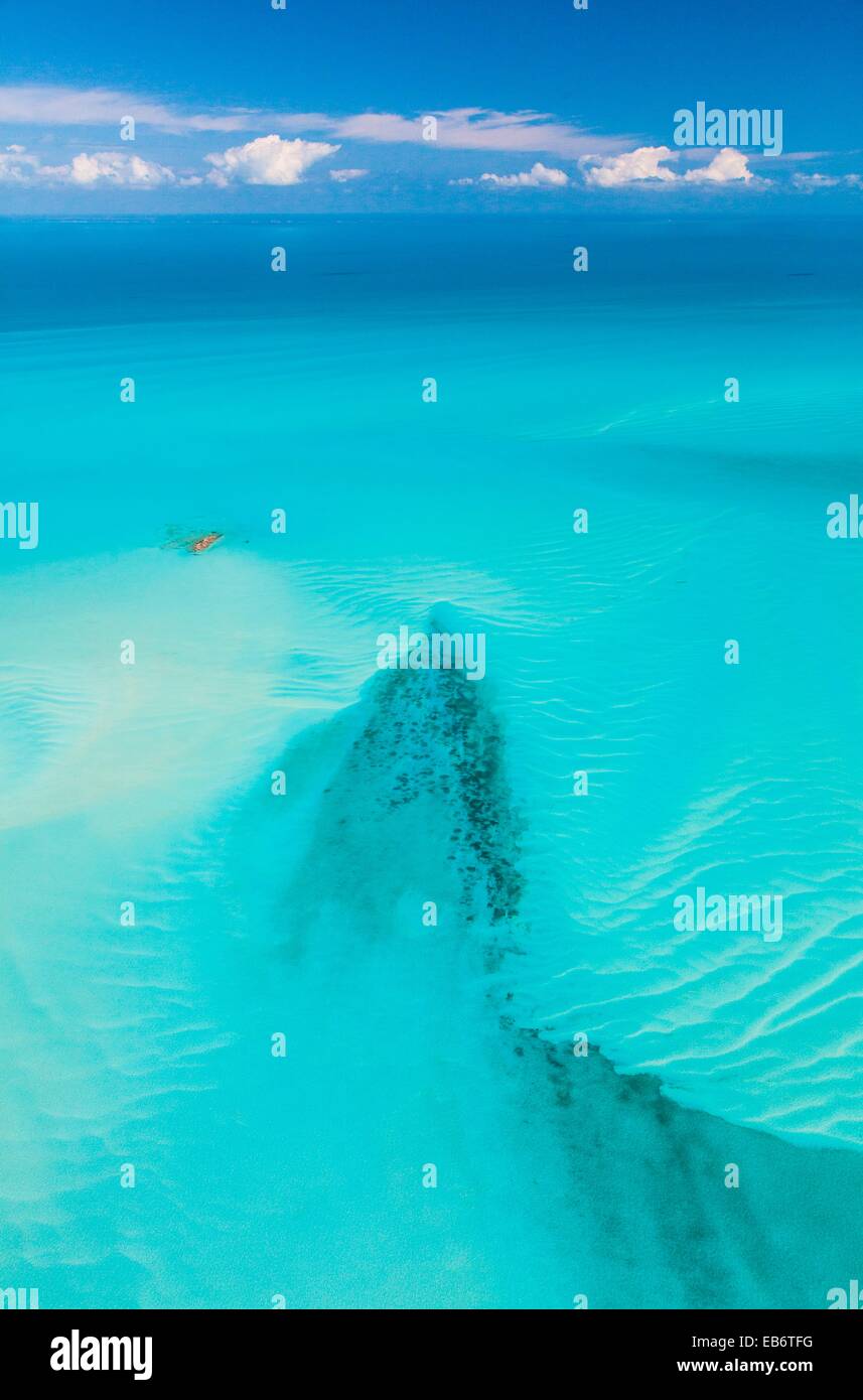 Aerial view, Eleuthera, Bahamas, America Stock Photo - Alamy