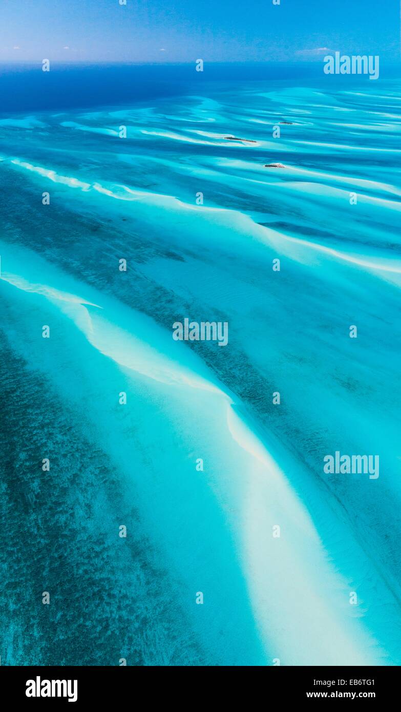 Aerial view, Eleuthera, Bahamas, America Stock Photo - Alamy